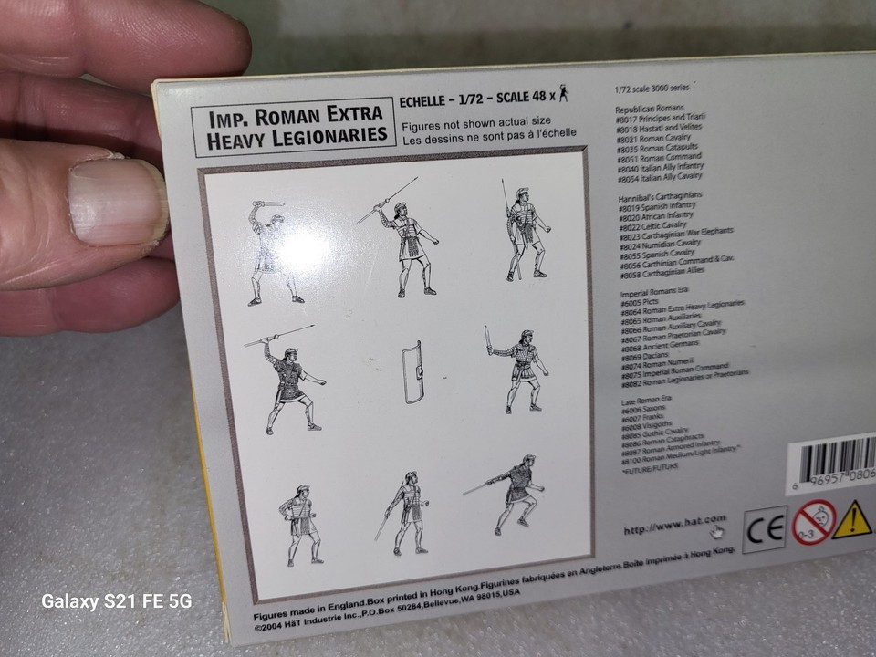 Hat Industries Imperial Roman Extra Heavy Legionaires Soldier Figures 1 ...