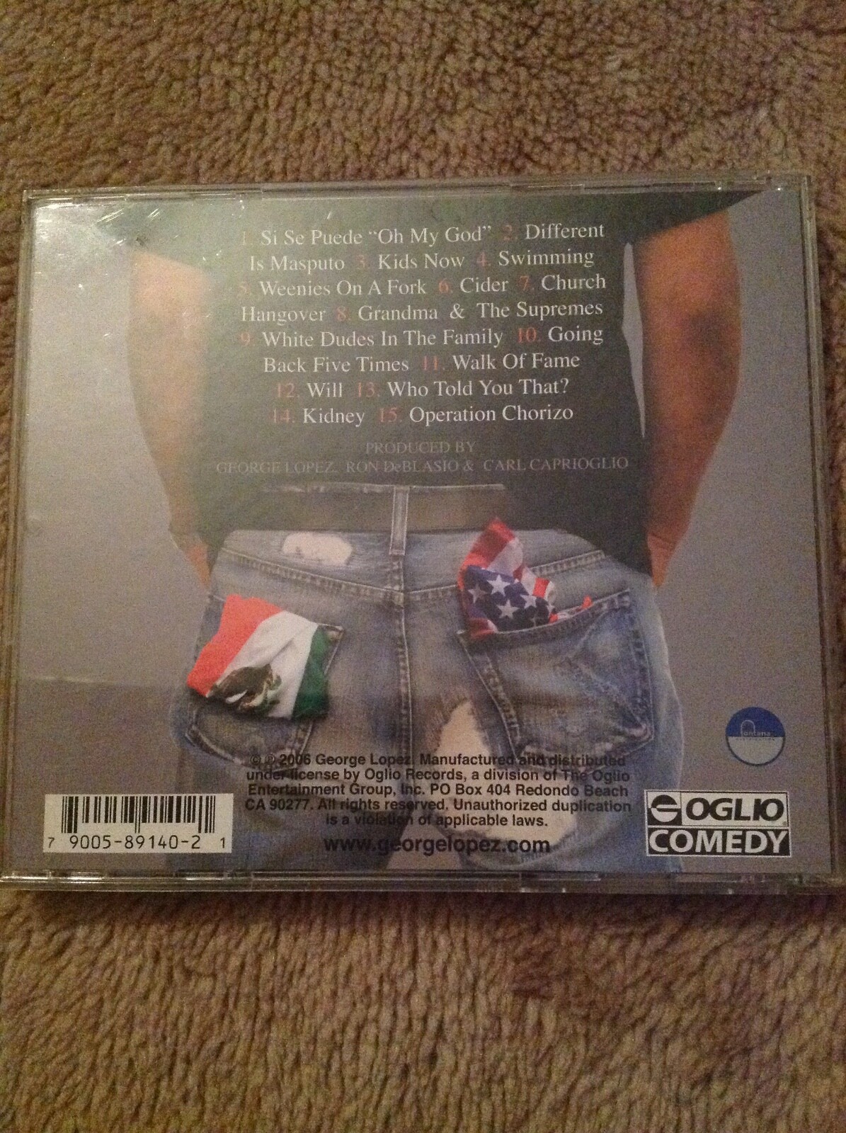 El Mas Chingon [PA] by George Lopez (Comedian) (CD, 2006, Oglio Records ...