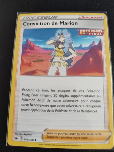 Carte Pokémon Conviction De Marion 144/198 Règne De Glace | eBay