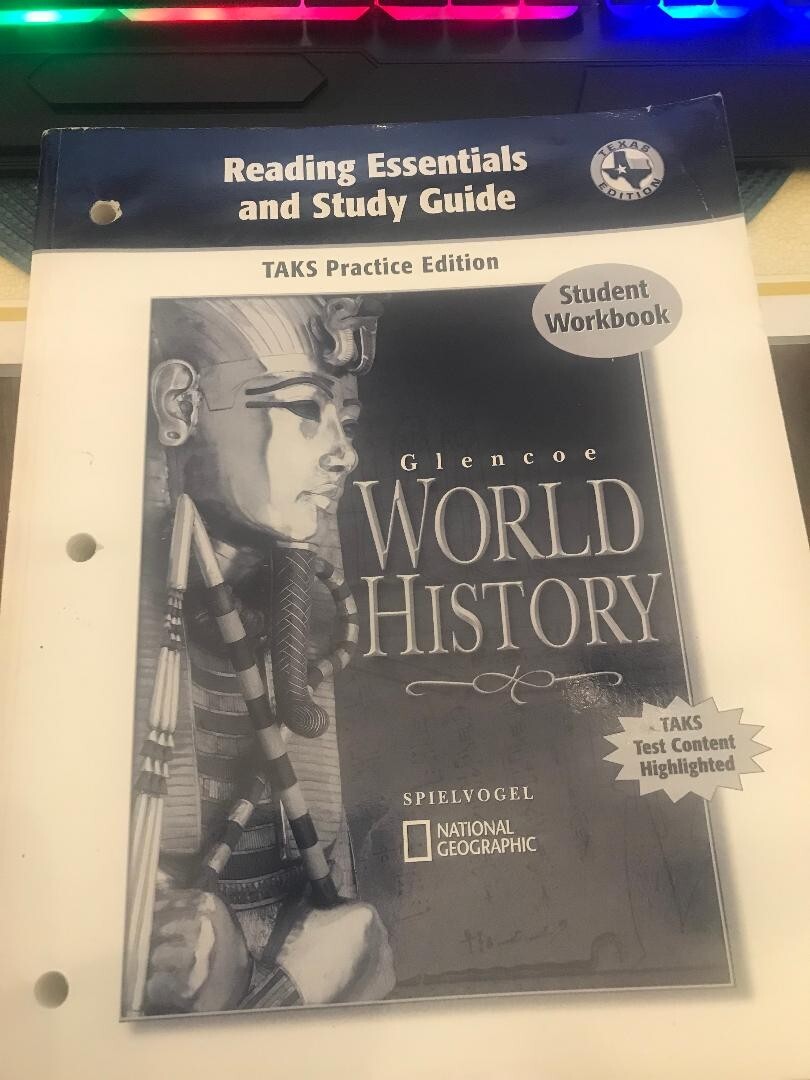 Reading Essentials & Study Guide TAKS Practice Edition World History | eBay