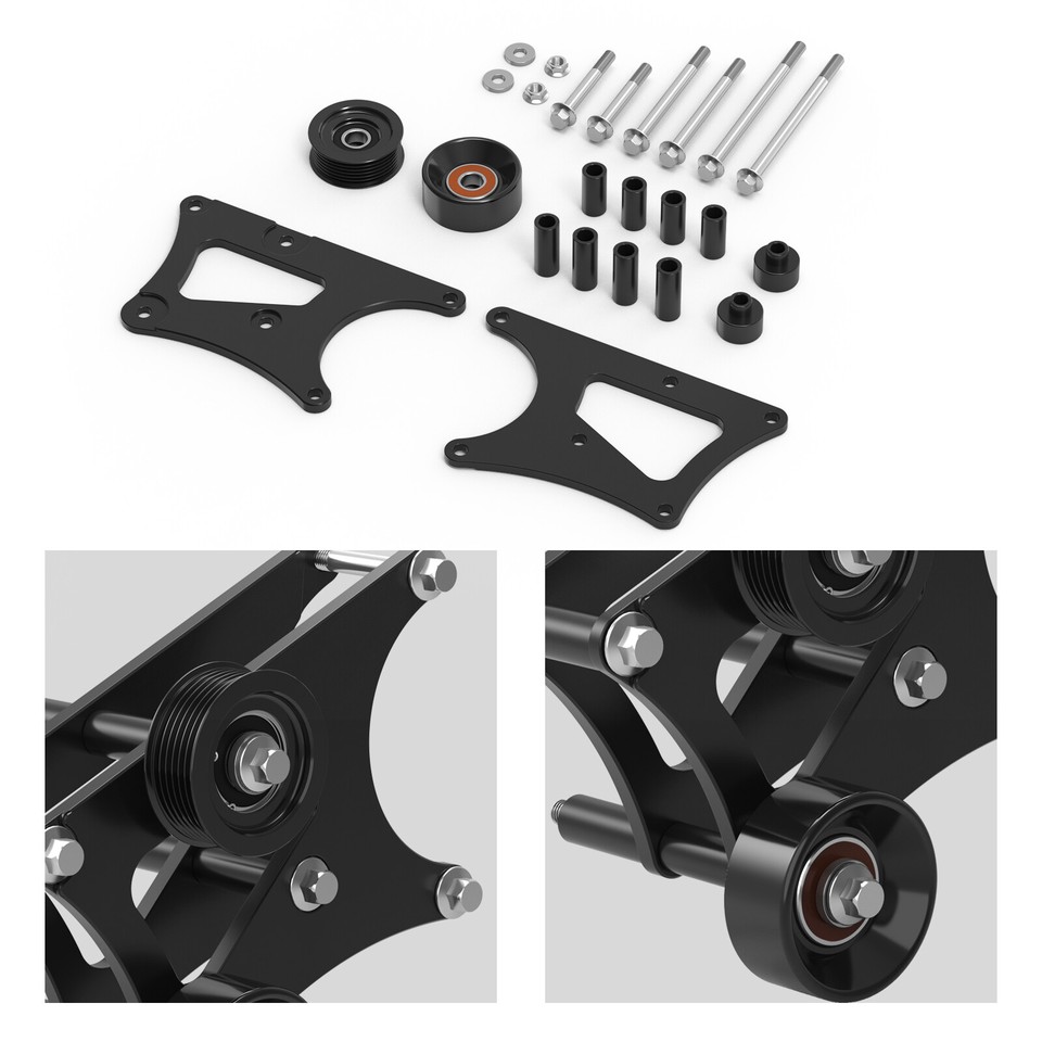 High Mount Alternator Only Bracket For LS Swap For LS Truck 4.8L 5.3L 6 ...