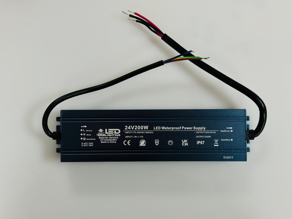 100w to 600W DC24V Waterproof Power Supply Transformer Adapter Driver ...