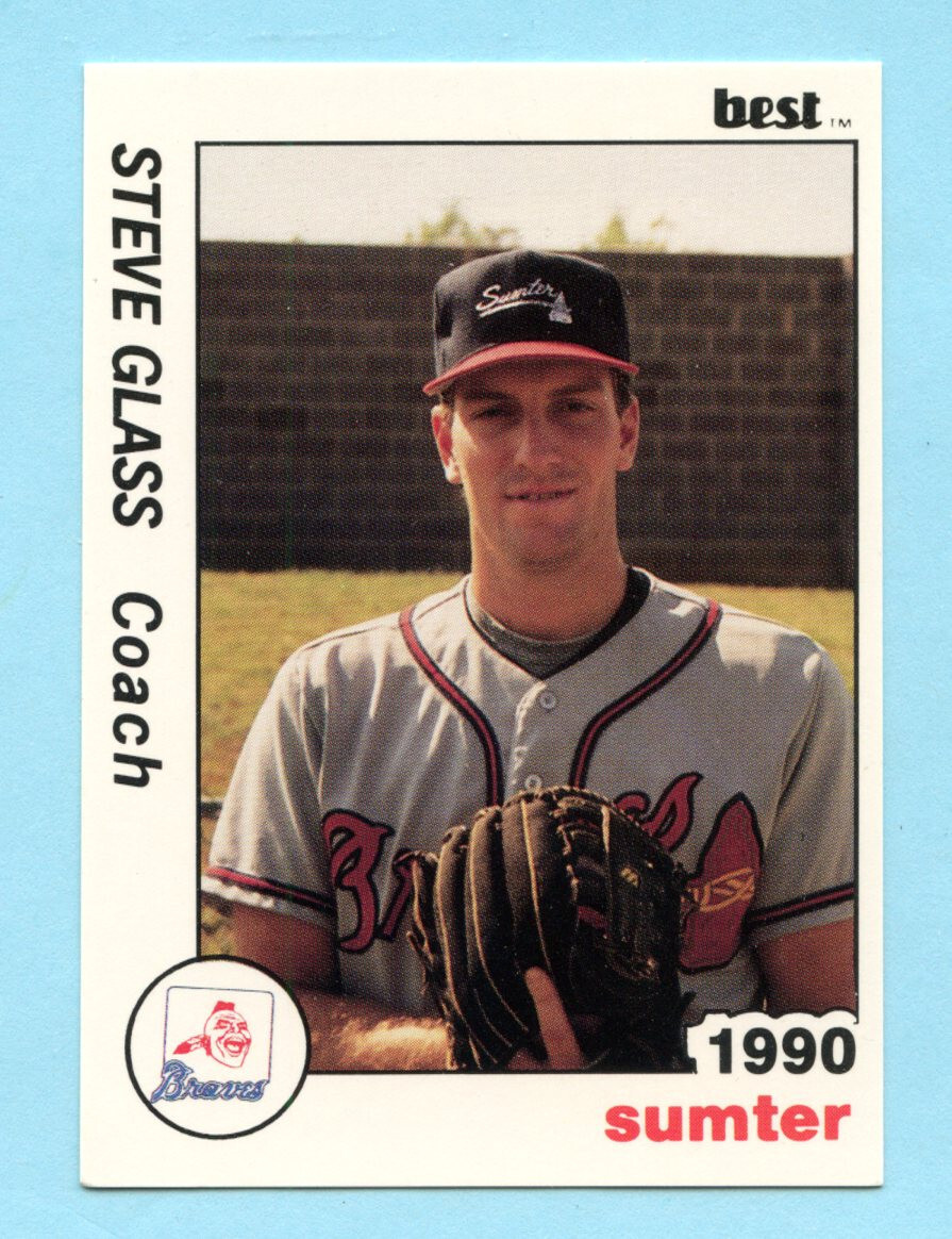 1990 Minor League Steve Glass -- Sumter Braves -- Box 142 | eBay