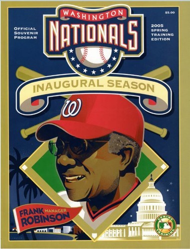 2005 WASHINGTON NATIONALS SPRING TRAINING YEARBOOK MLB PROGRAM WORLD ...
