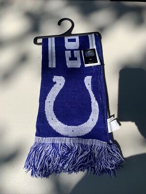 Forever Collectibles NFL Indianapolis Colts Wordmark Logo Scarf #318 | eBay