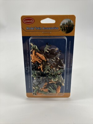 50pcs Model Railway HO Scale 1:87 Painted Figures Engineer Workers ...