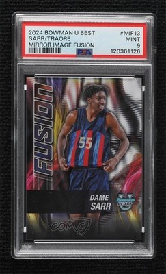 2024 Bowman U Best Mirror Image Fusion Nolan Traore Dame Sarr #MIF-13 ...