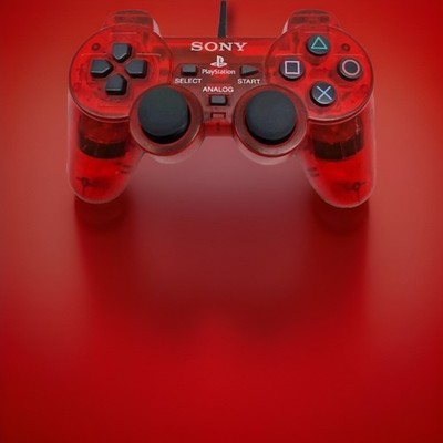 Original Playstation 2 Controller rot transparent PS2 Dualshock | eBay.de