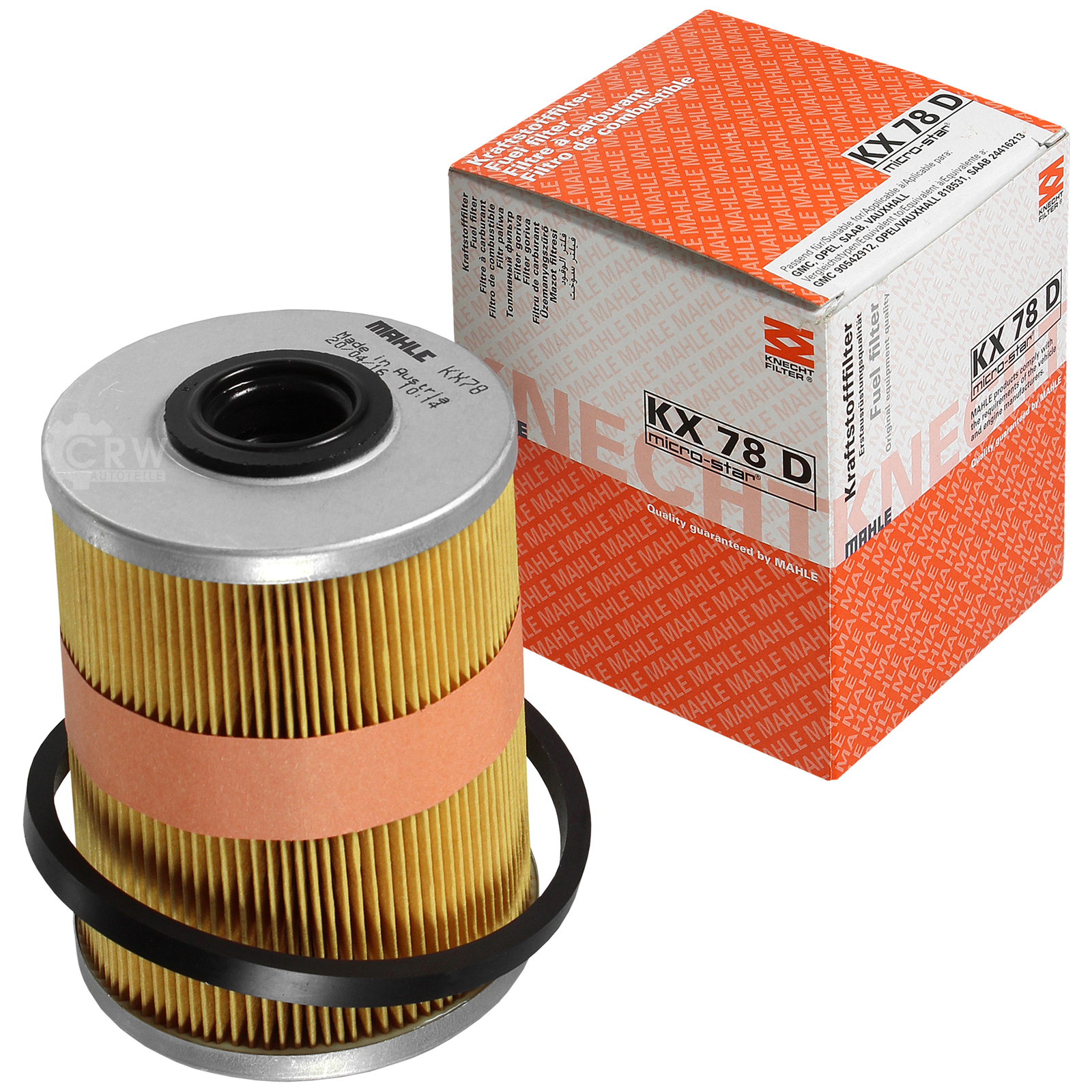 MAHLE Kraftstofffilter KX 78D Innenraum LAK 74 Luftfilter LX 735 ...