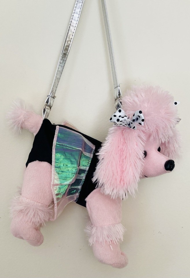 Poochie & Co Poodle Purse Pink & Super Cute! Pink Poodle Purse! | eBay