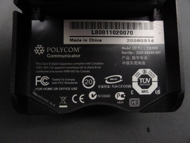 Polycom CX100 Audio Communicator USB Microphone Speakerphone for sale ...