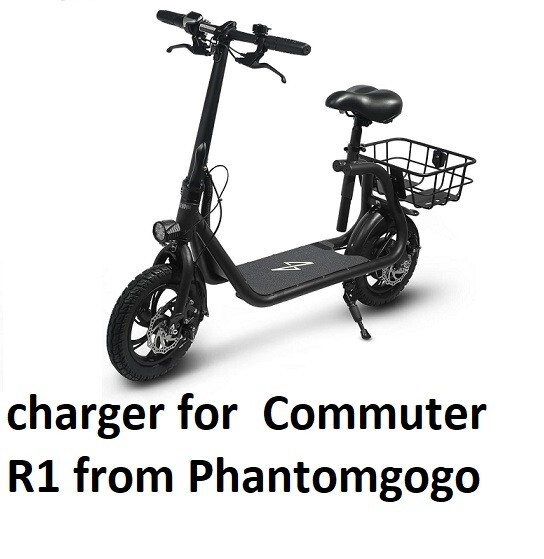 🔥Electric Bike Scooter battery Charger for Phantom gogo Commuter R1 ...