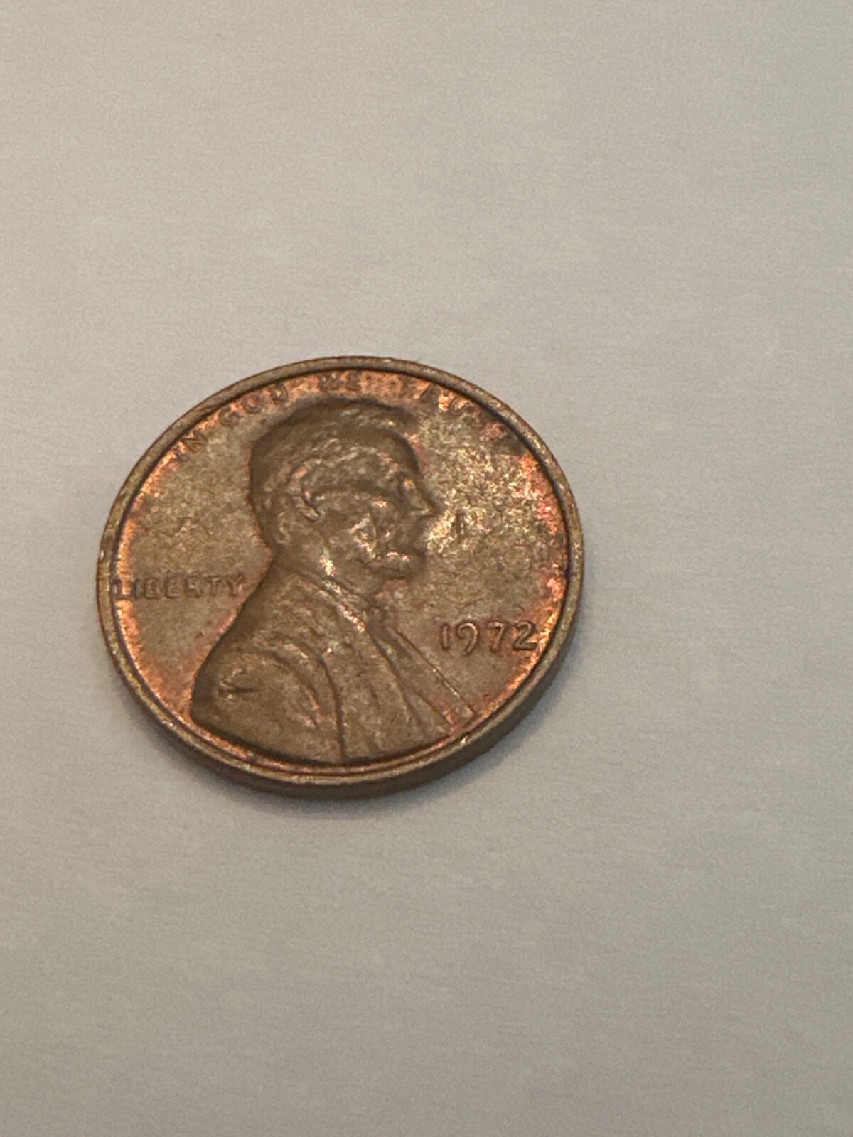 1972/72 Lincoln Cent Doubled Die Obverse DDO #1 Error Uncirculated 1972 ...