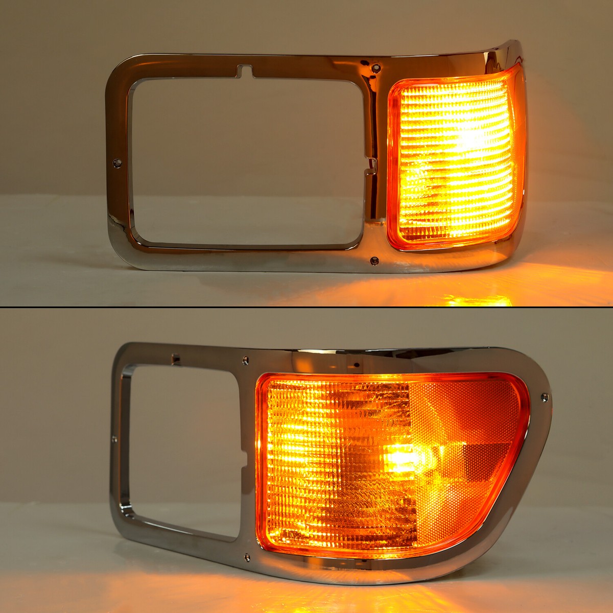 Headlight Bezel Buy ECOTRIC Passenger Side Corner Signal Lights Lens W ...