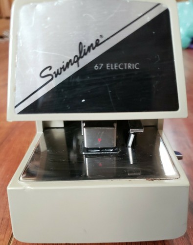 Vintage SWINGLINE 67 ELECTRIC STAPLER Model No.67 Works Great! | eBay