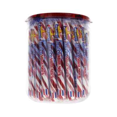 Atkinson Jumbo Red & White Mint Candy Sticks 52 Count - 0.7 oz | eBay