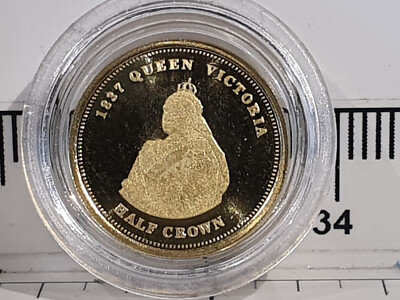 (Lot 980) 2012 TDC 9ct Half Crown Gold Coin - Queen Victoria | eBay