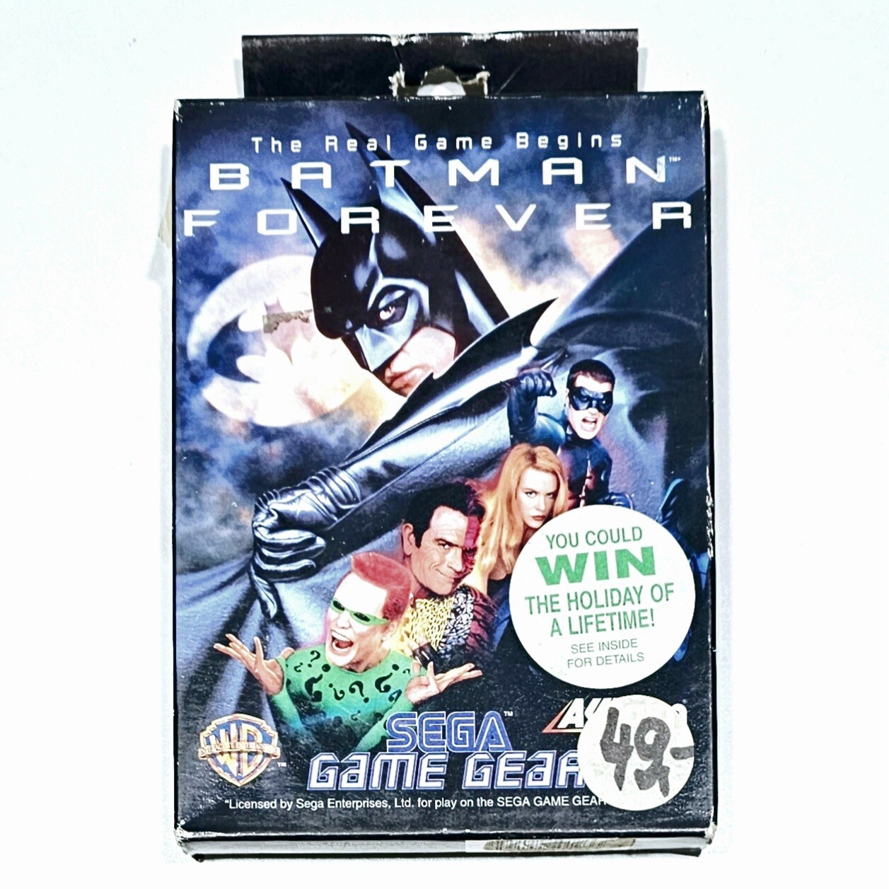1995 Acclaim Sega Game Gear Game Batman Forever Dt. New! Sealed VGA ...