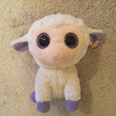Ty Clover Lamb Beanie Boo Buddy 9" - Purple Hang Tag | eBay