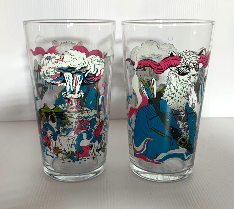 Salt Brewery IPA Alpacalypse Pint Glasses x 2 New | eBay UK