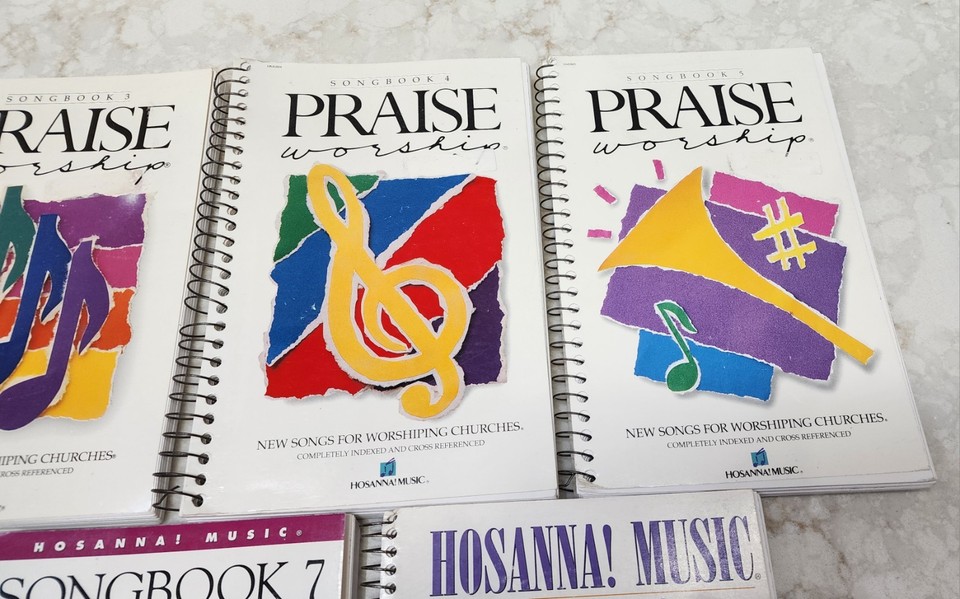 Hosanna Music Praise Worship Songbooks Vol 2, 3 ,4, 5, 6, 7, 8, 9, 11 ...