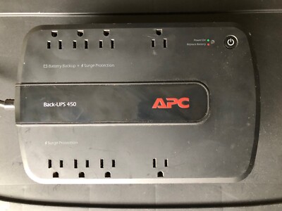 APC Back-UPS 450 Battery Backup/Surge Protection Battery Not Included ...