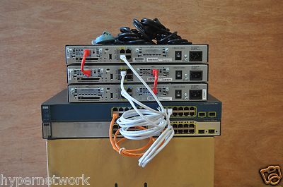 Cisco CCENT CCNA CCNP R&S LAB KIT 3x 1841IOS 15.1 2x 3560-24 LAYER 3 ...