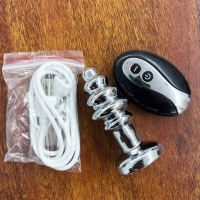 Wireless-Remote-control-Anal-Dildo-Butt-Plug-Thrust-Vibrator-Prostate ...