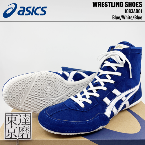 ASICS Wrestling Shoes 1083A001 EX-EO TWR900 Blue/White/Blue Japan | eBay
