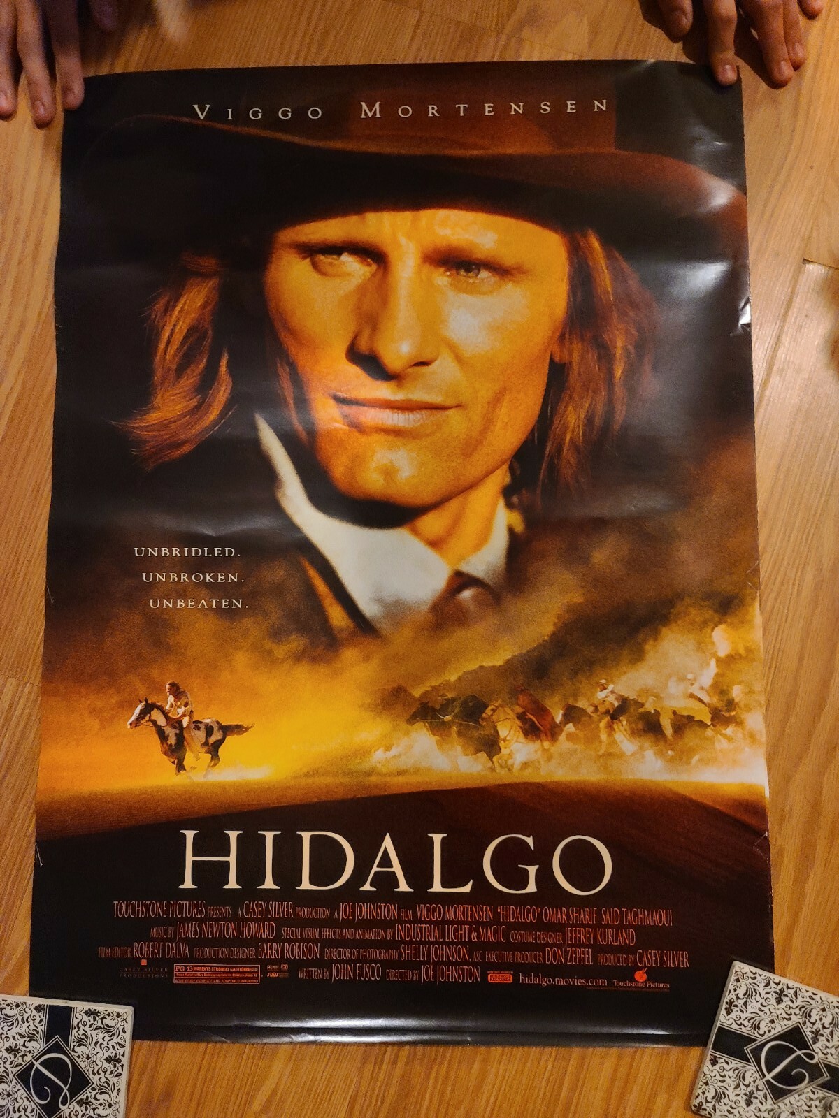 Hidalgo Movie Poster, Original. Viggo Mortenson. 1 sided 19.75x27.5 | eBay