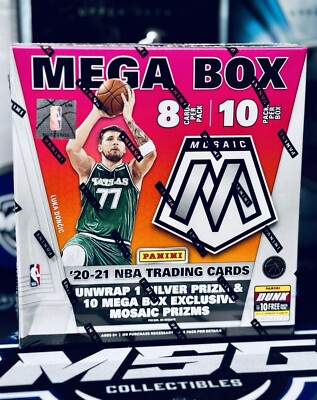 2020-21 Panini Mosaic NBA Basketball Mega Box Walmart (Brand New ...