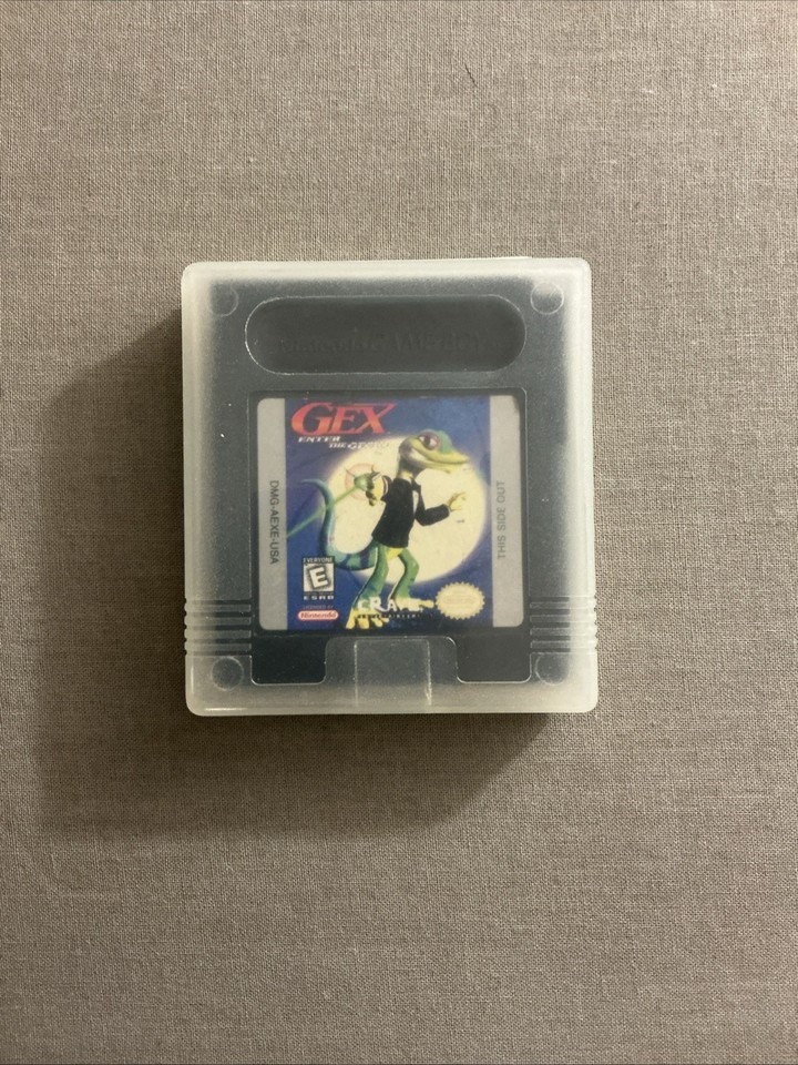 Nintendo Game Boy Color Gex Enter The Gecko *Working All Original ...