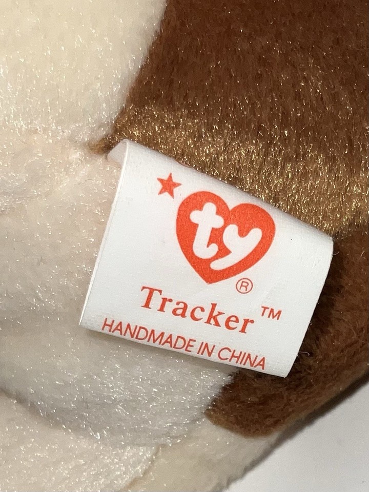 Ty Beanie Babies "Tracker" The Basset Hound Dog 1998 Plush Toy New ...