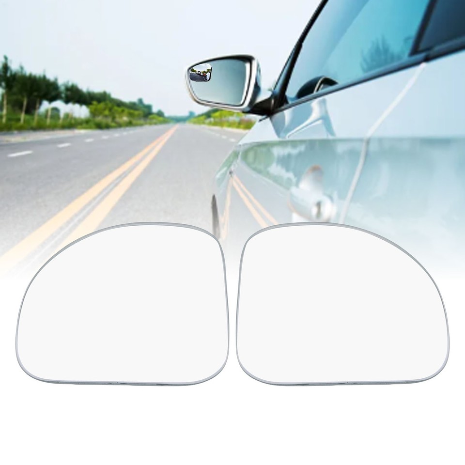 Fan Shaped Blind Spot Mirror 360° Adjustable HD Glass Blindspot Mirror ...