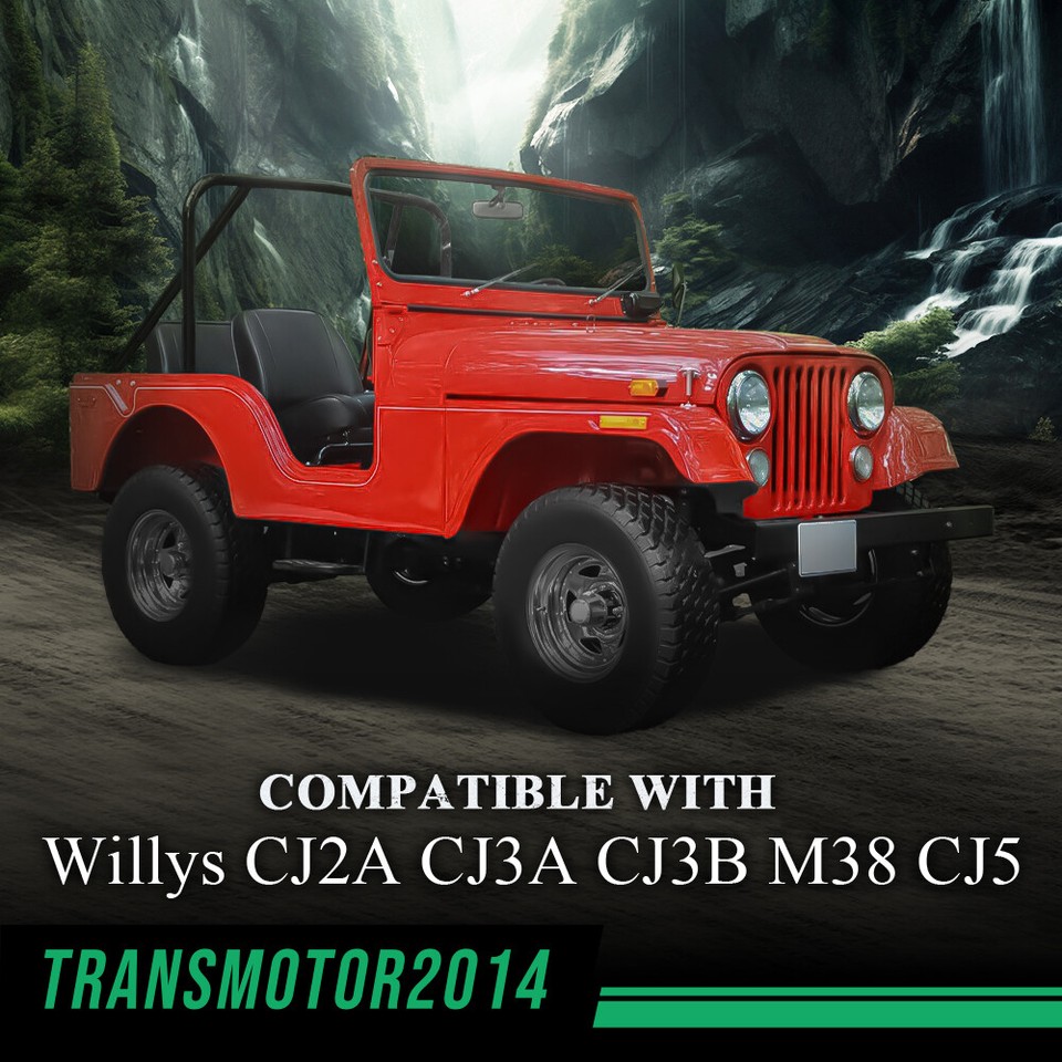 Side Step Kit New Production Fit For Jeep Willys CJ2A CJ3A CJ3B M38 CJ5 ...