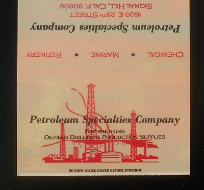 1970s? Petroleum Specialties Company The Luv Oil People Oilfield Signal ...