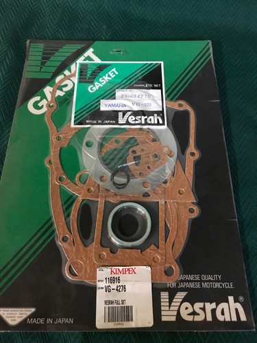NOS VESRAH VG-276 COMPLETE GASKET SET YAMAHA 82-83 YT 125J/K | eBay