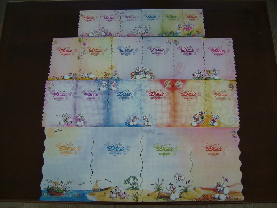 Diddl Block Blätter Sammlung Sondereditionen AUSWAHL Doro, Glitter ...