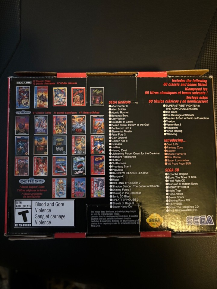 Sega Genesis Mini 2 Console - US ESRB North American Release - NEW ...