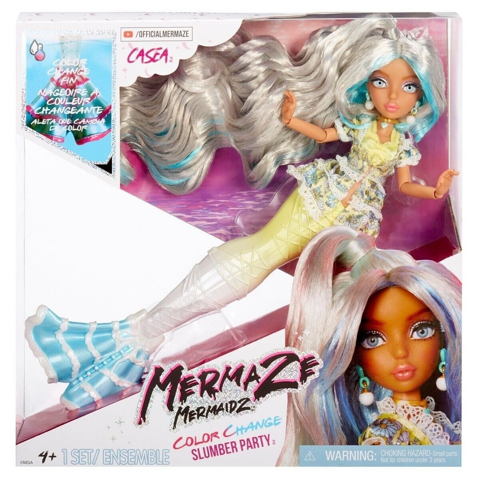 Mermaze Mermaidz Slumber Party 5 Doll Bundle Zuna Casea Monroe Kinslee ...
