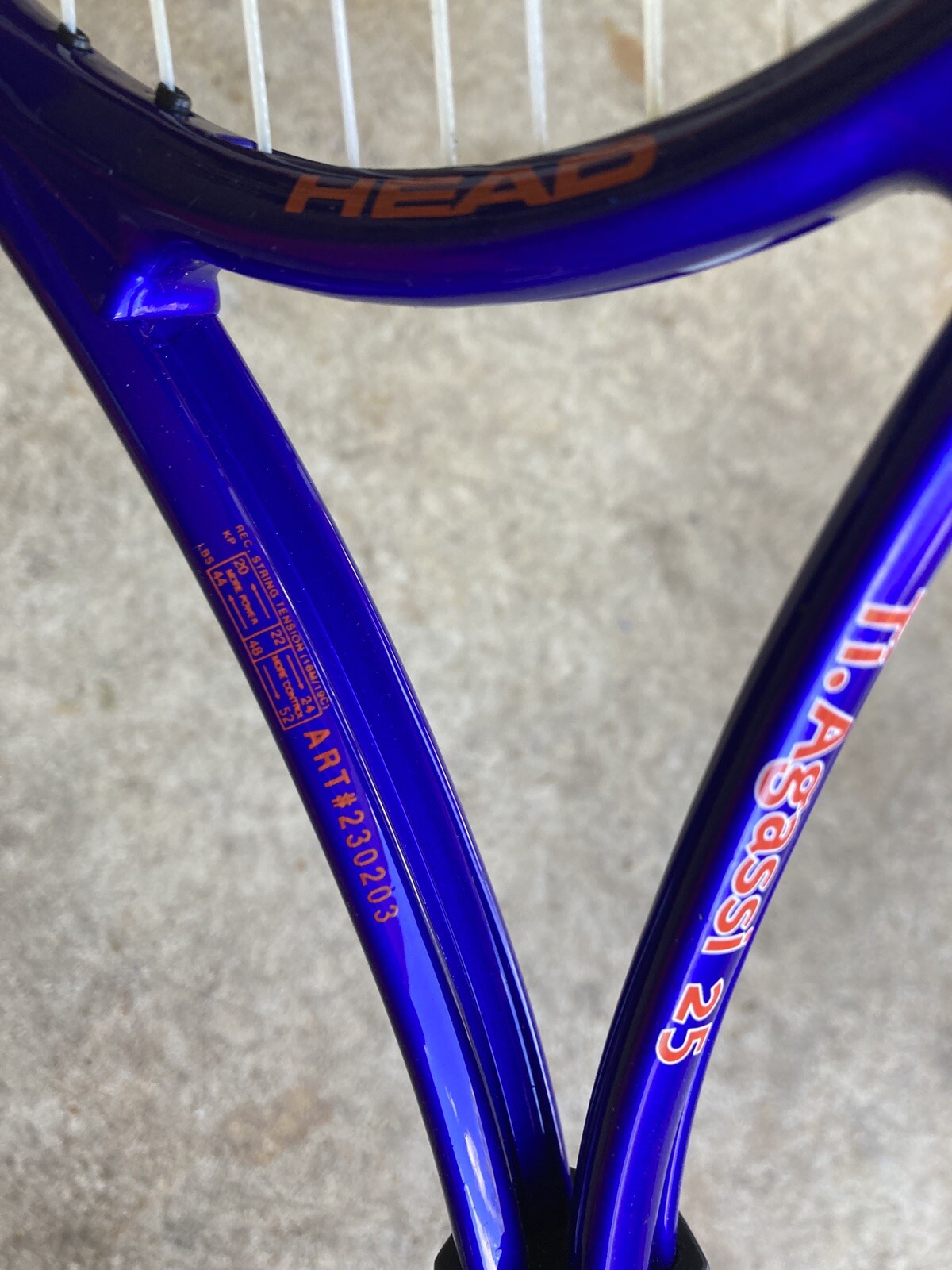 HEAD Ti. Agassi 25 Tennis Racquet Racket for sale online | eBay