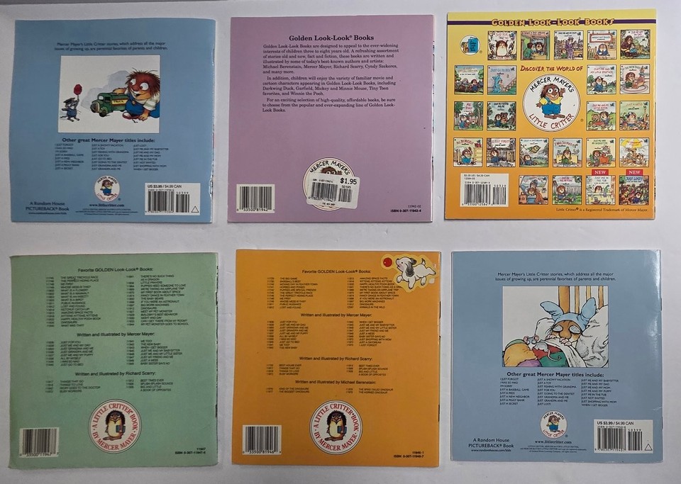 Mercer Mayer Little Critter Lot of 8 Childrens Books | eBay