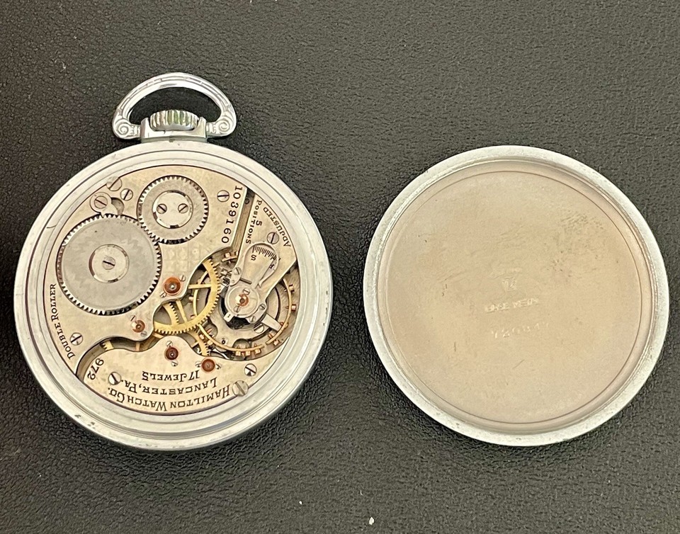 Vintage Hamilton 972 17 Jewel Size 16s Pocket Watch (WB2) | eBay