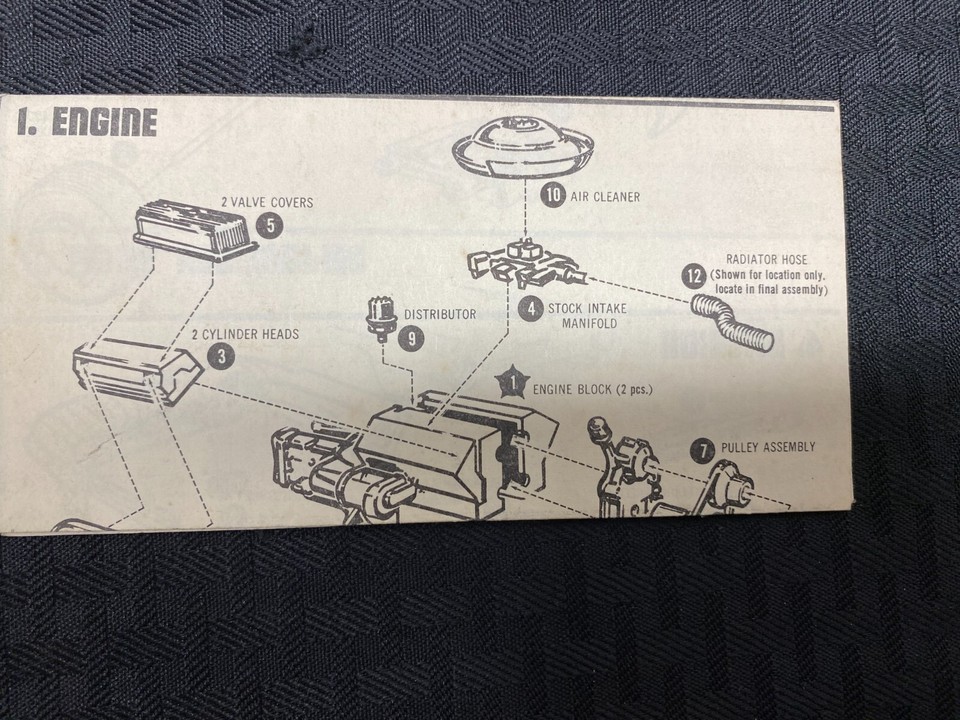 AMT 1957 Ford Thunderbird T392 T-Bird 1974 Modern Classics Instructions ...