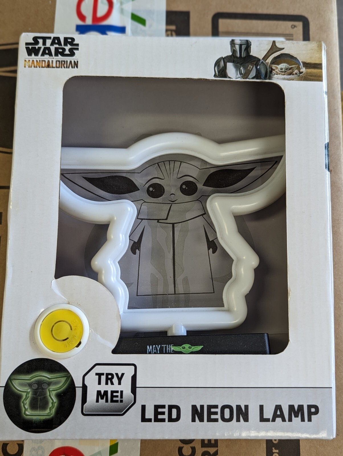 Star Wars Mandalorian Baby Yoda LED Neon Lamp 7 Inches | eBay