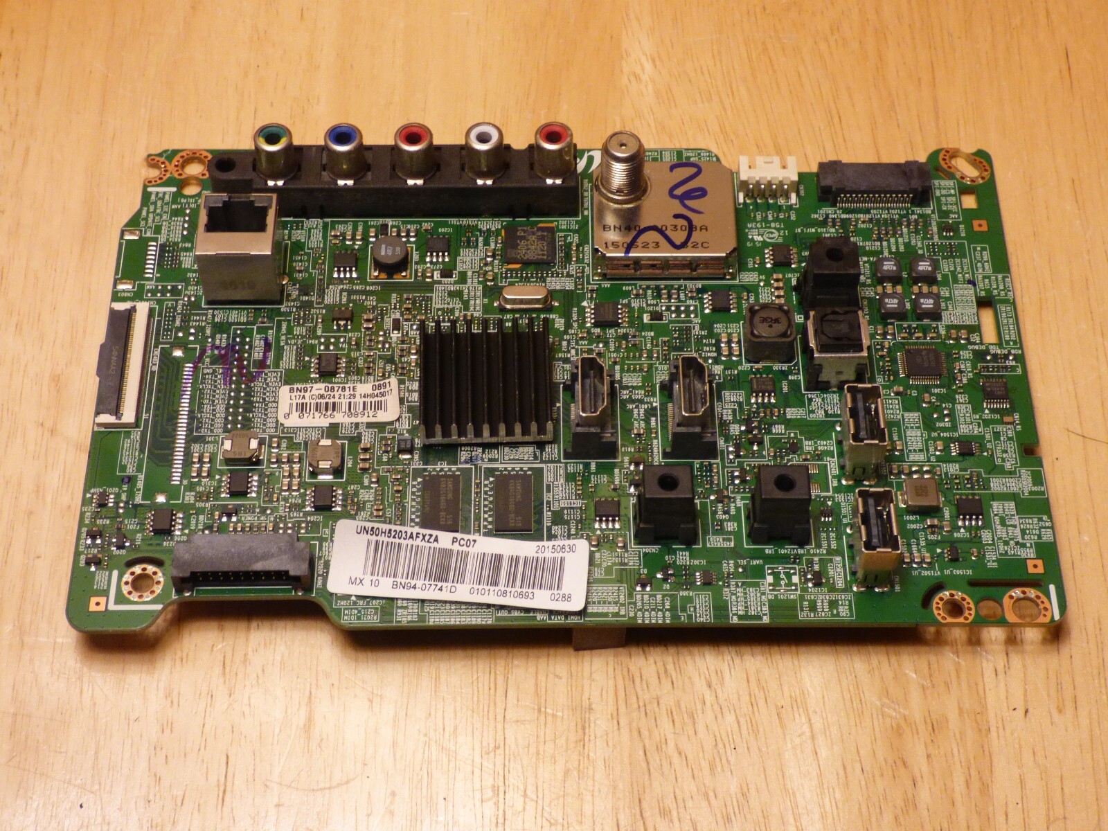SAMSUNG UN50H5203AF MAIN BOARD BN41-02245A | eBay