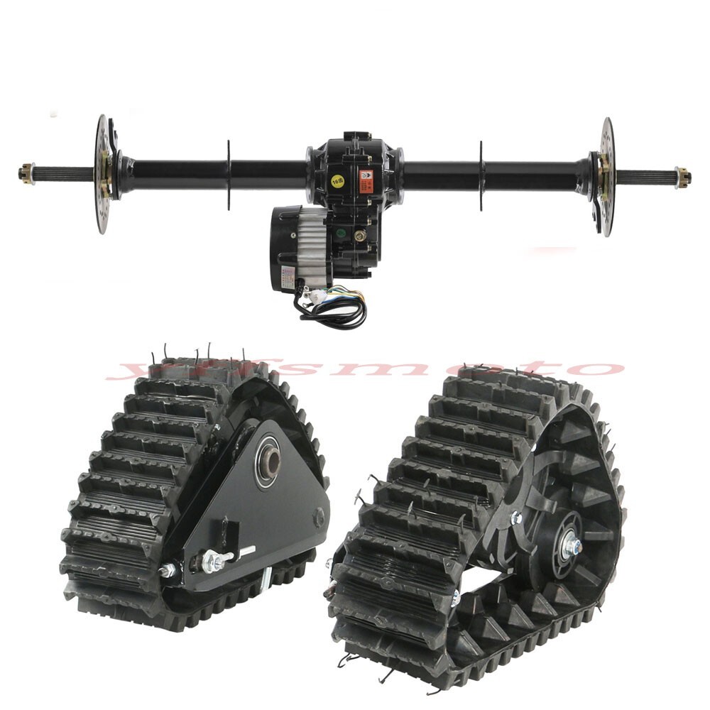 Rear Wheel Track 40'' Axle Kits 48V 1000W Differential Motor 4 Wheeler ...