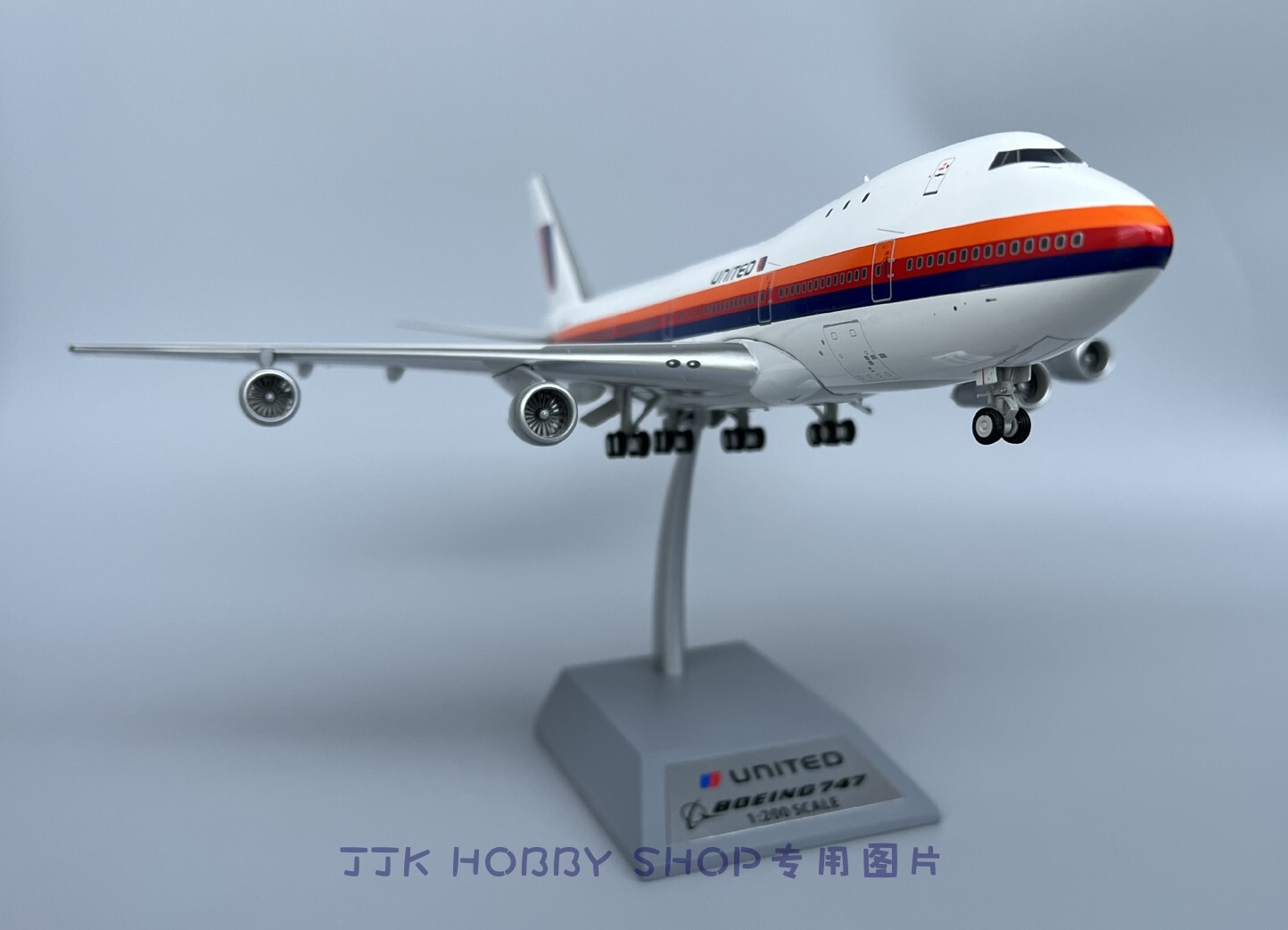 Inflight 1/200 United Airlines Boeing 747-100 N155UA IF741UA1222 ...