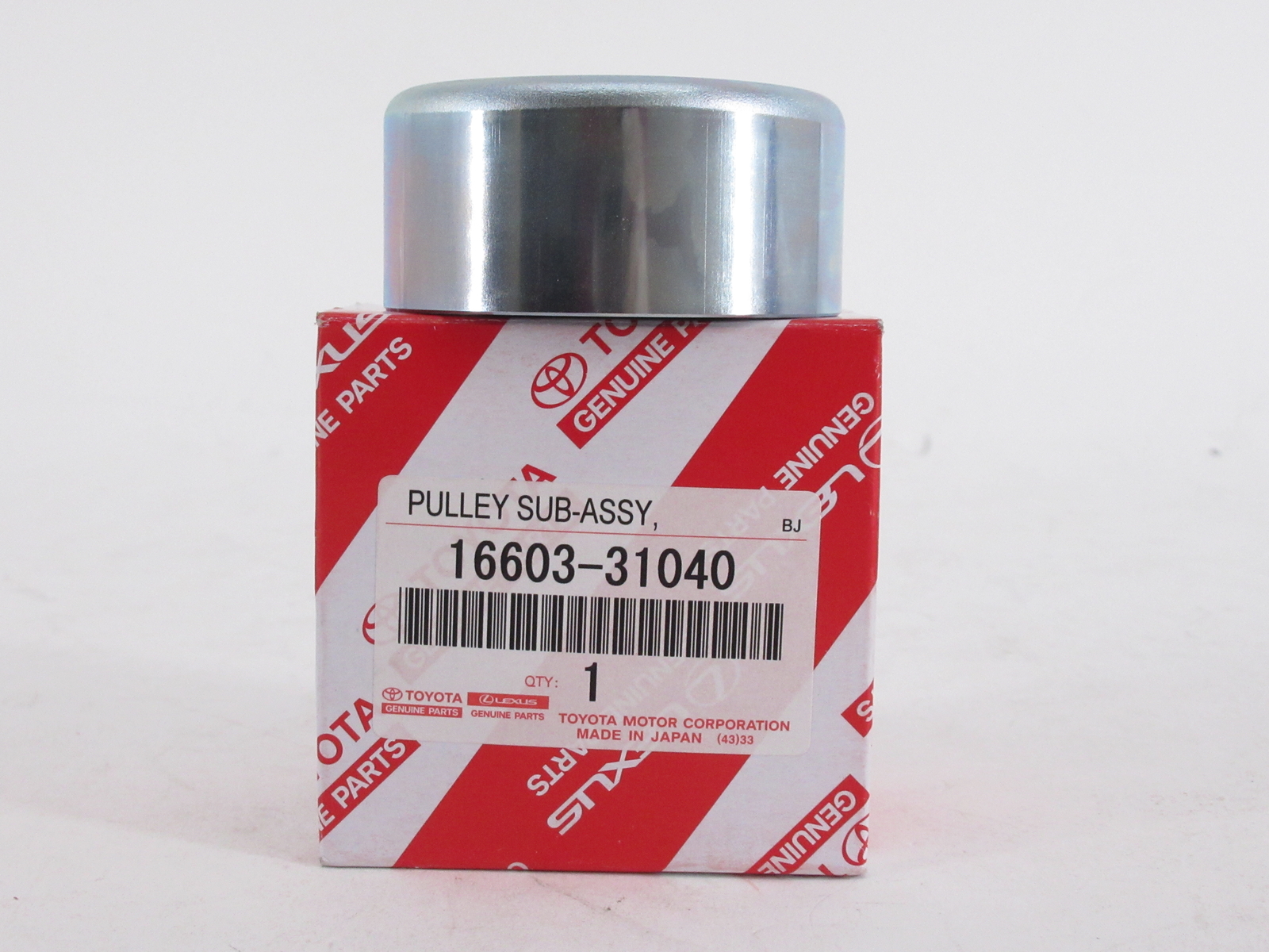 Genuine OEM Toyota Lexus 16603-31040 Serpentine Drive Belt Idler Pulley ...