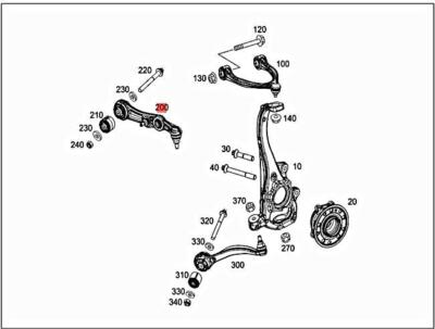 Genuine MERCEDES A205 C205 S205 W205 C-CLASS W205 Spring link ...